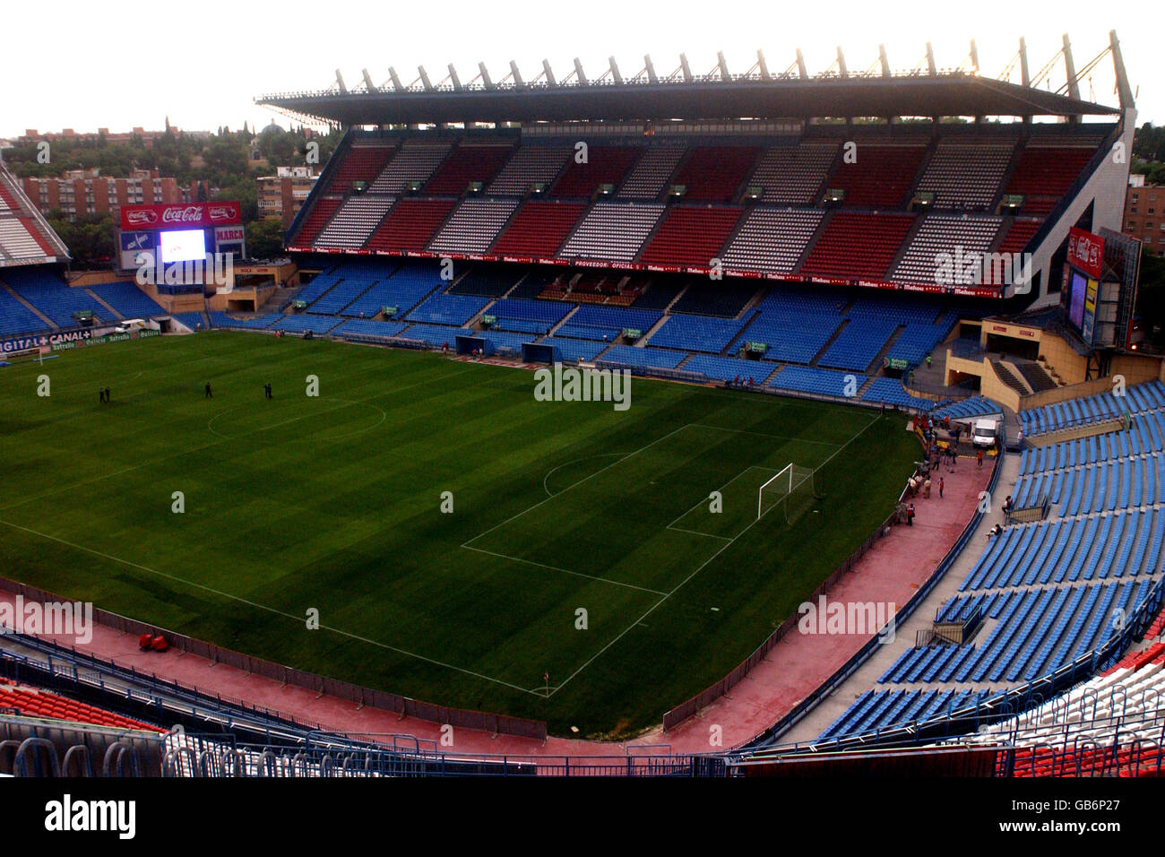 Stadium vicente calderon home of atletico madrid hi-res stock ...