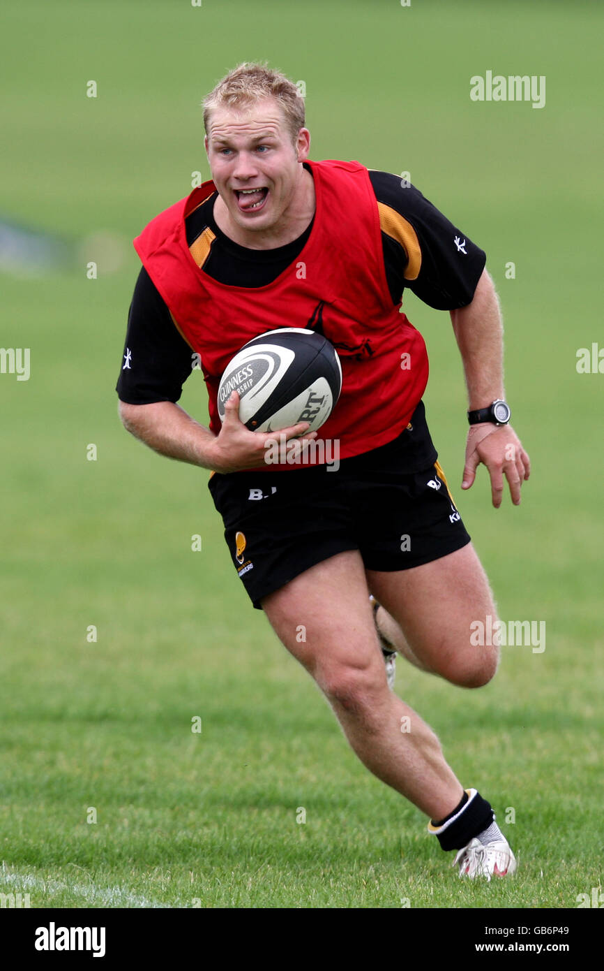Rugby Union Worcester Training Sixways Stadium High Resolution Stock ...