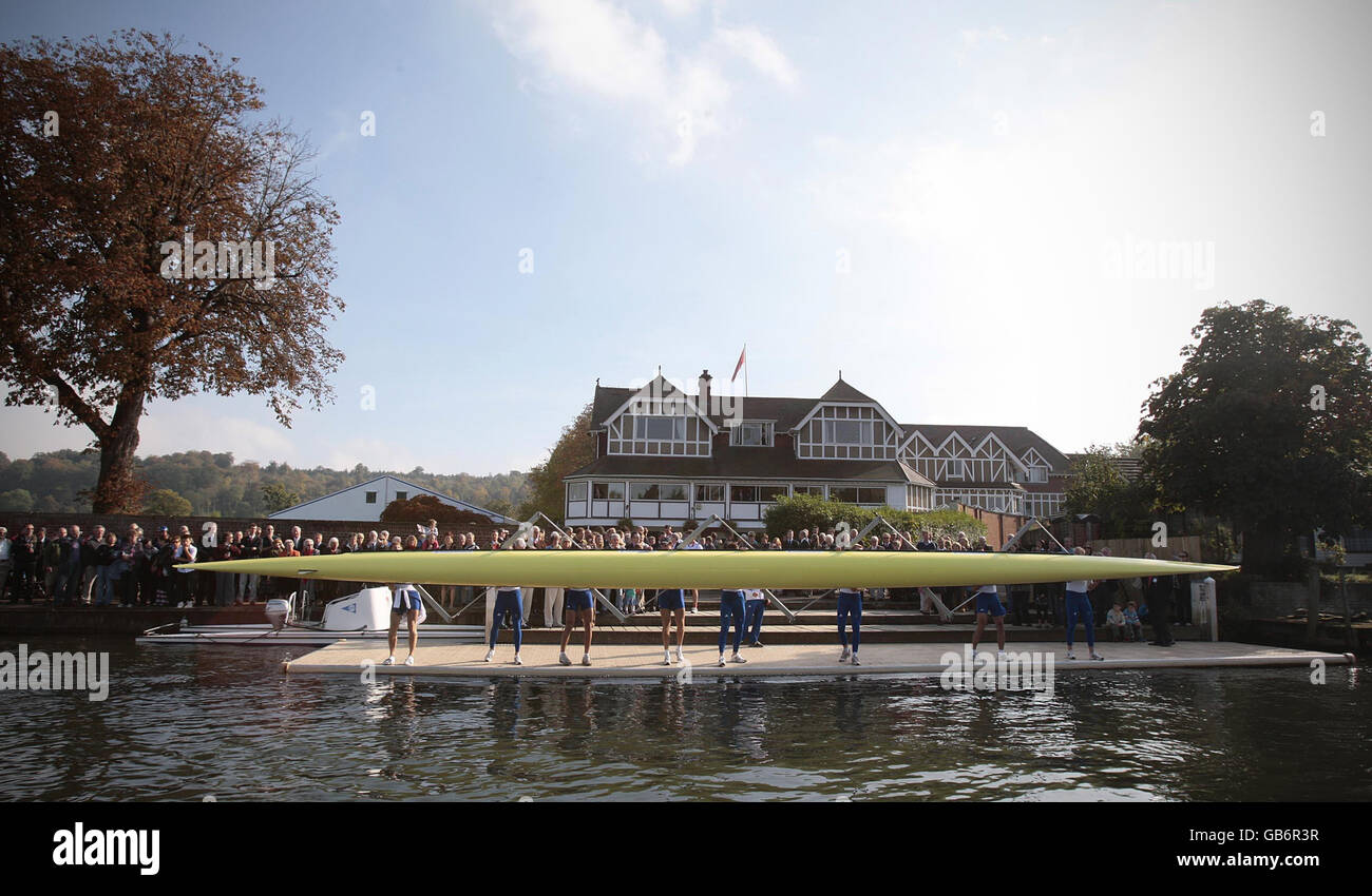 Rowing - Olympic Medalists Celebration - Henley-On-Thames Stock Photo ...
