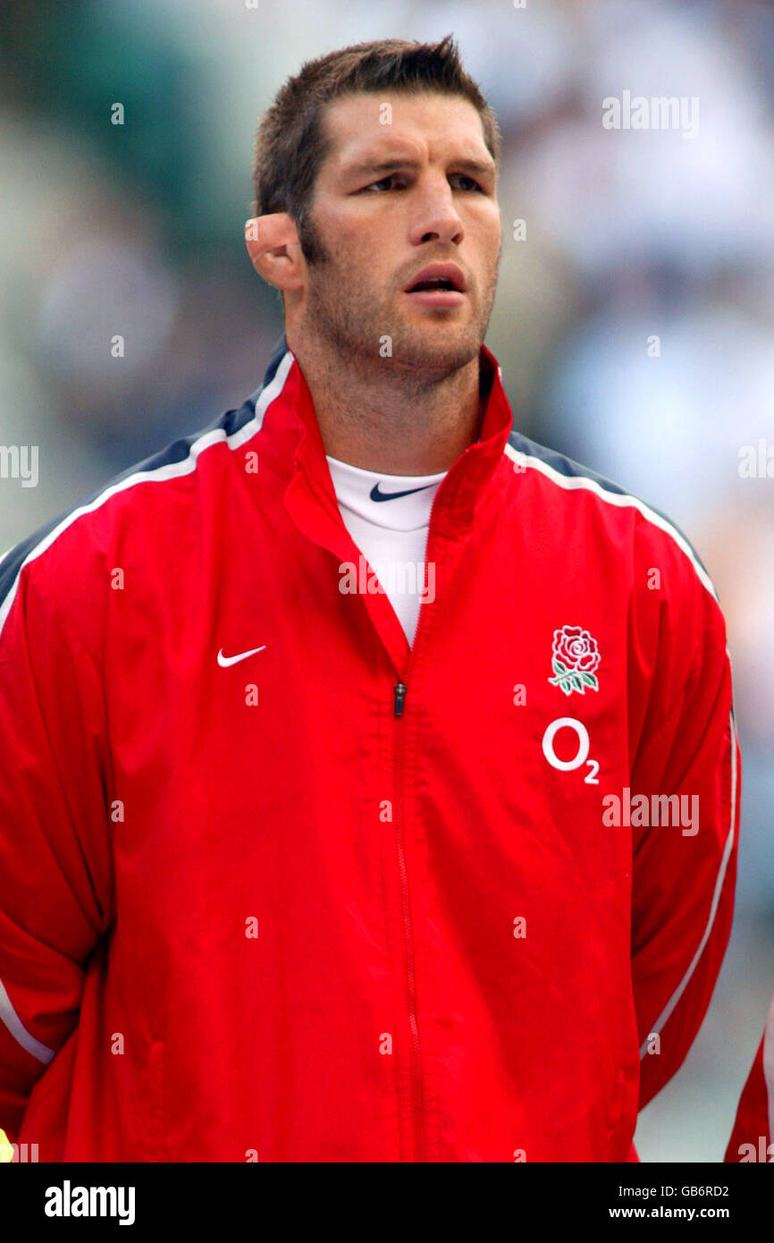 Rugby Union - International Friendly - England v France. Simon Shaw ...