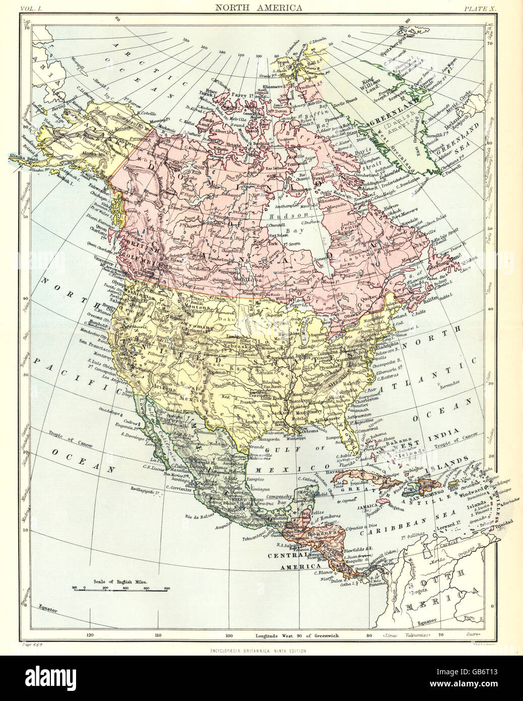 NORTH AMERICA: United States Canada Mexico Central America. Britannica ...