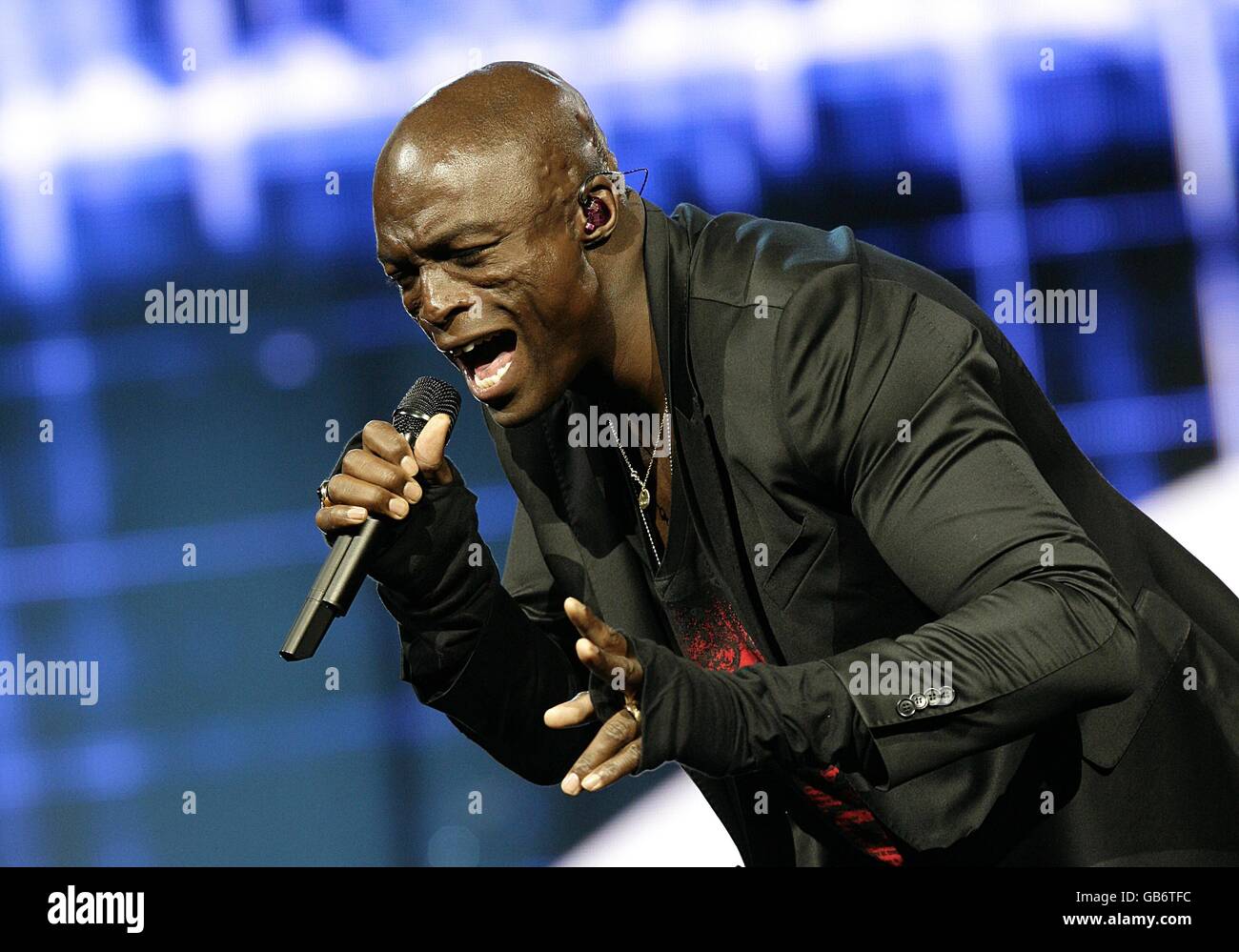 Seal performs on stage at the Africa Rising Festival at the Royal ...