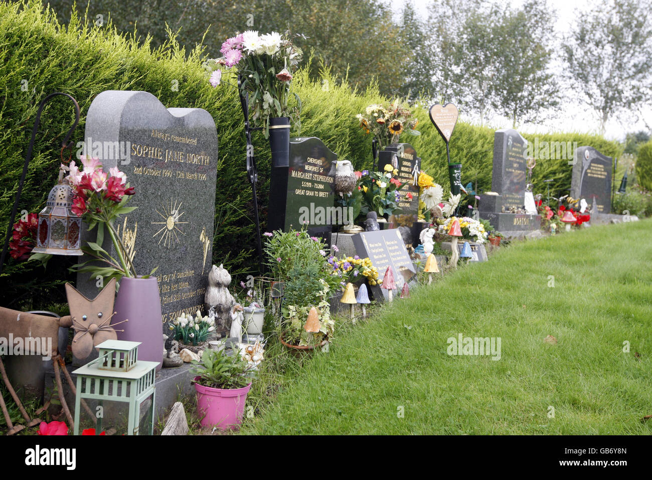 General View of Dunblane cemetery in Dunblane, Scotland. Photograph for ...