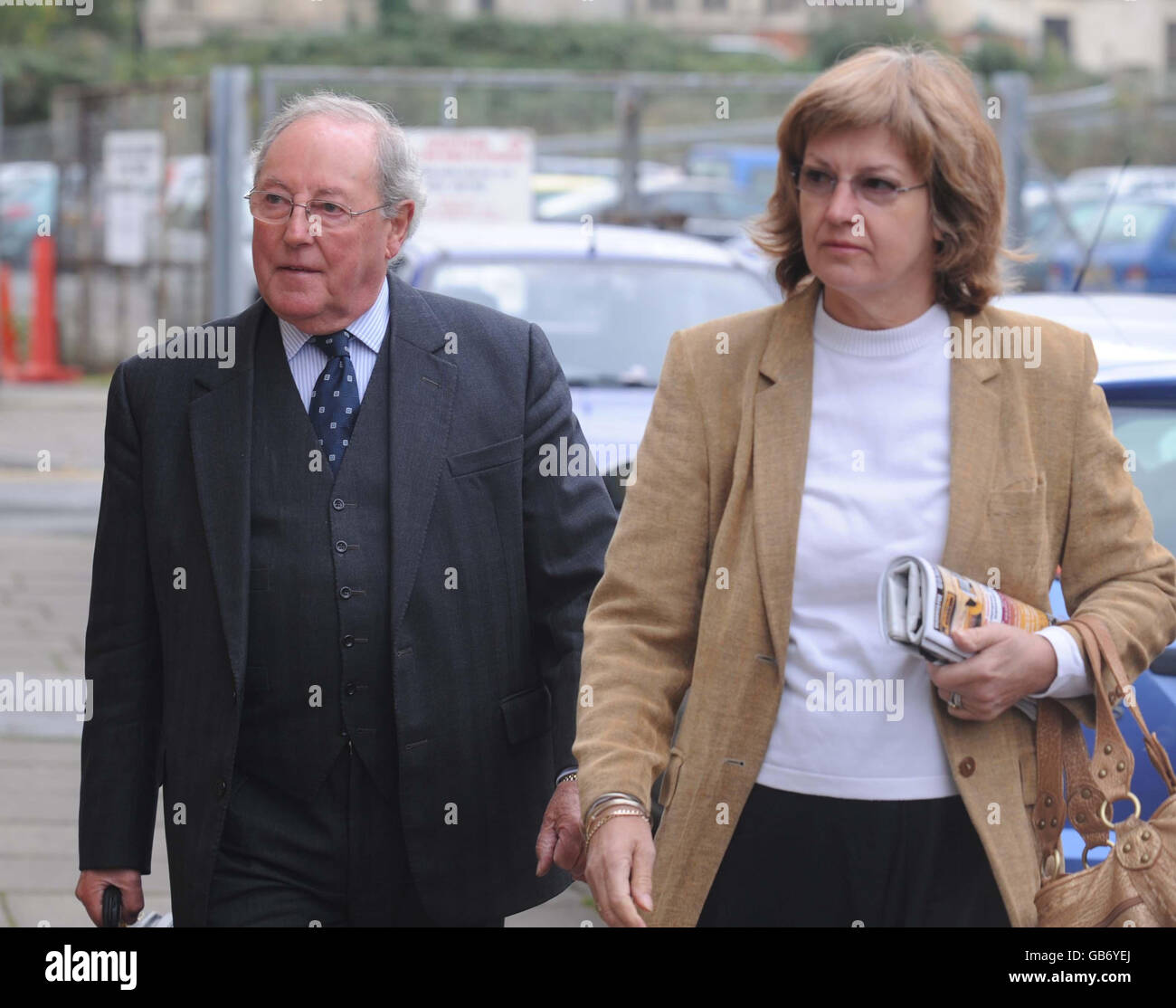 Retired High Court judge Sir Richard Tucker and his wife Lady ...