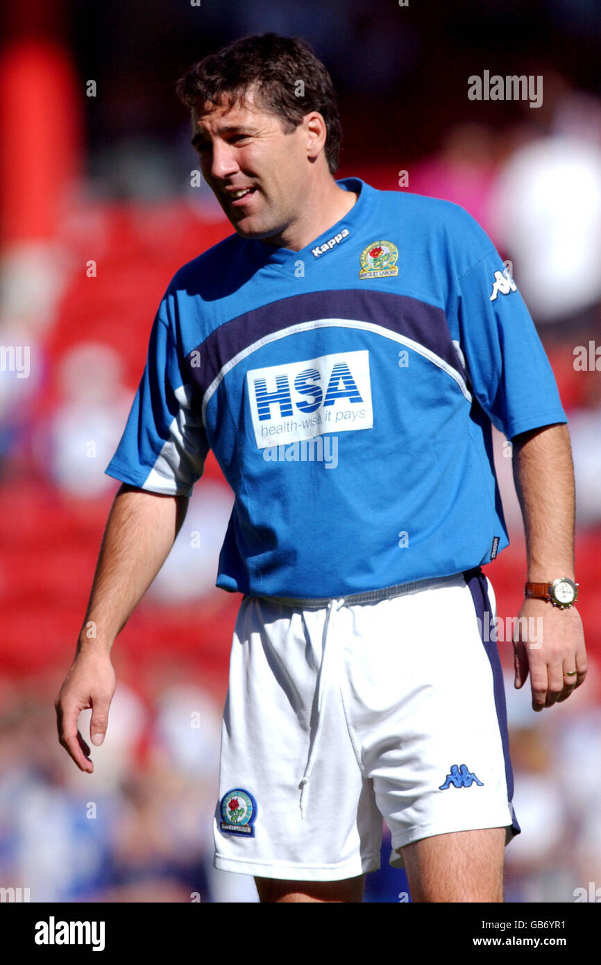 Blackburn rovers striker coach dean saunders hi-res stock photography ...