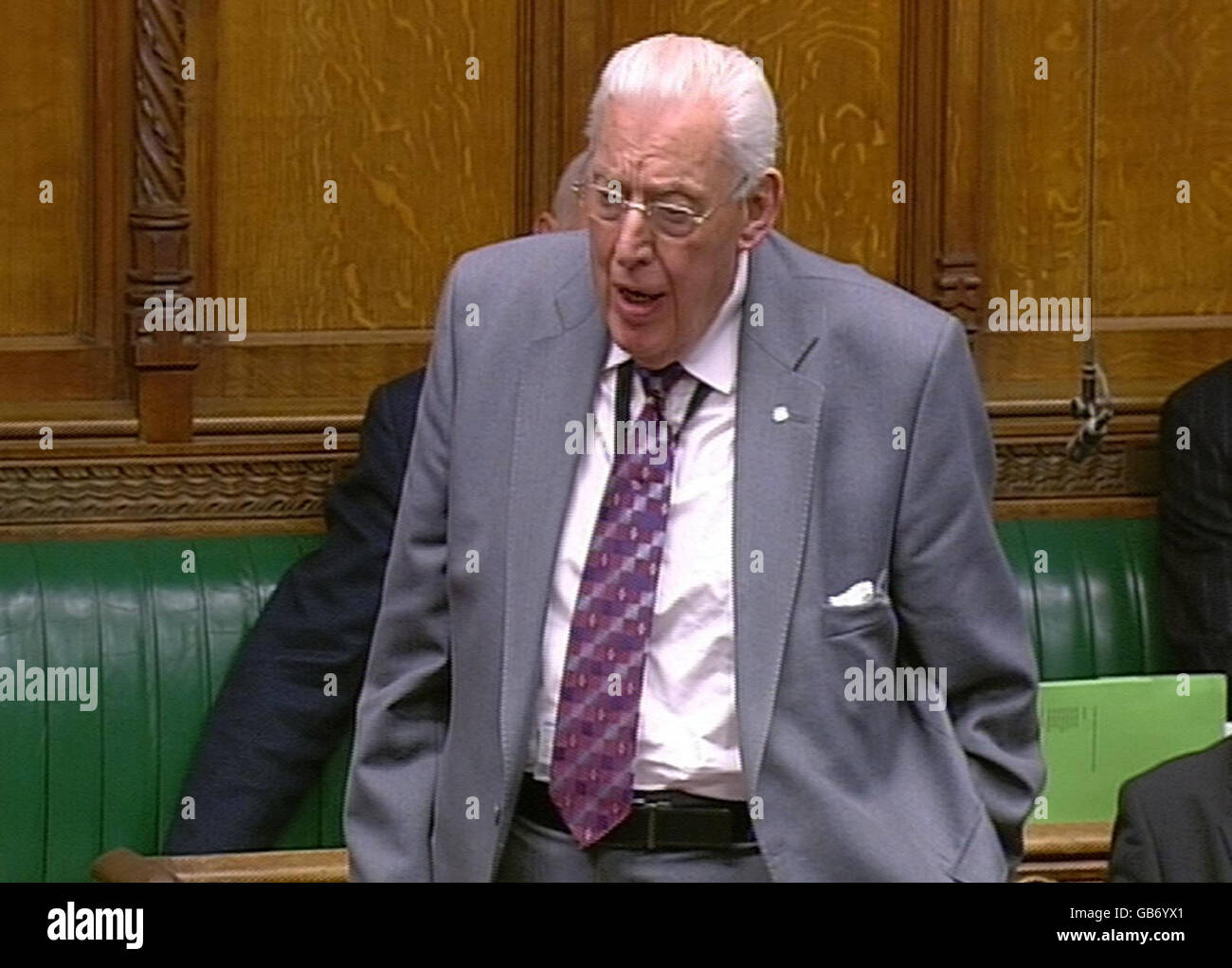 Former First Minister of Northern Ireland, Dr. Ian Paisley at the House ...