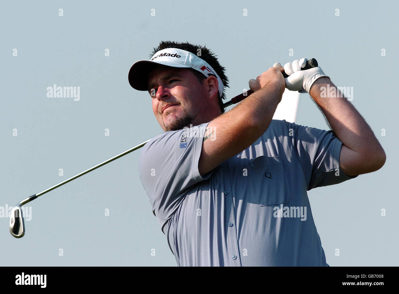 Golf day 1 first 1st one half length mid top hi-res stock photography ...