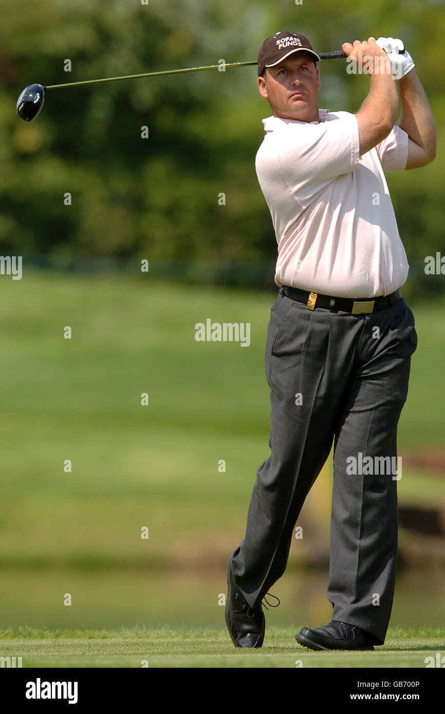 John Bickerton in action on Day 1 of The Quinn Direct British Masters ...