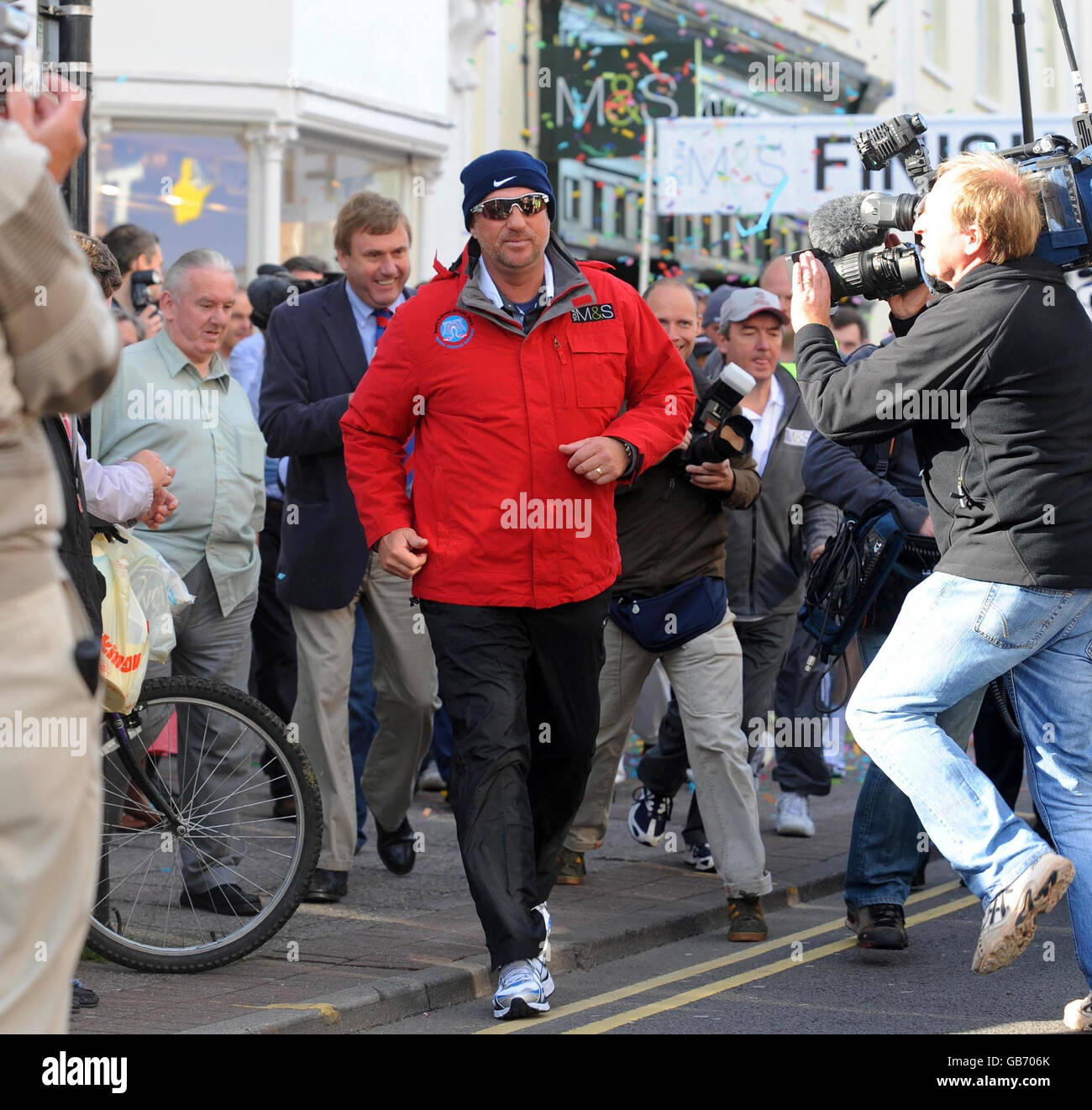 Sir ian botham charity walk hi-res stock photography and images - Alamy