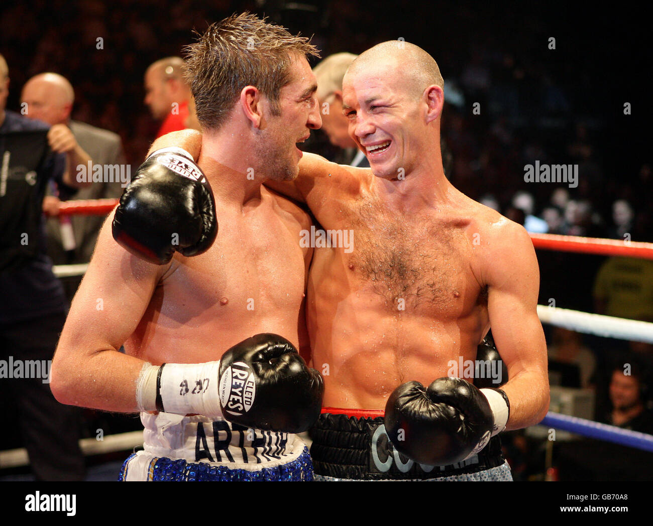 Boxing - Manchester Evening News Arena Stock Photo - Alamy