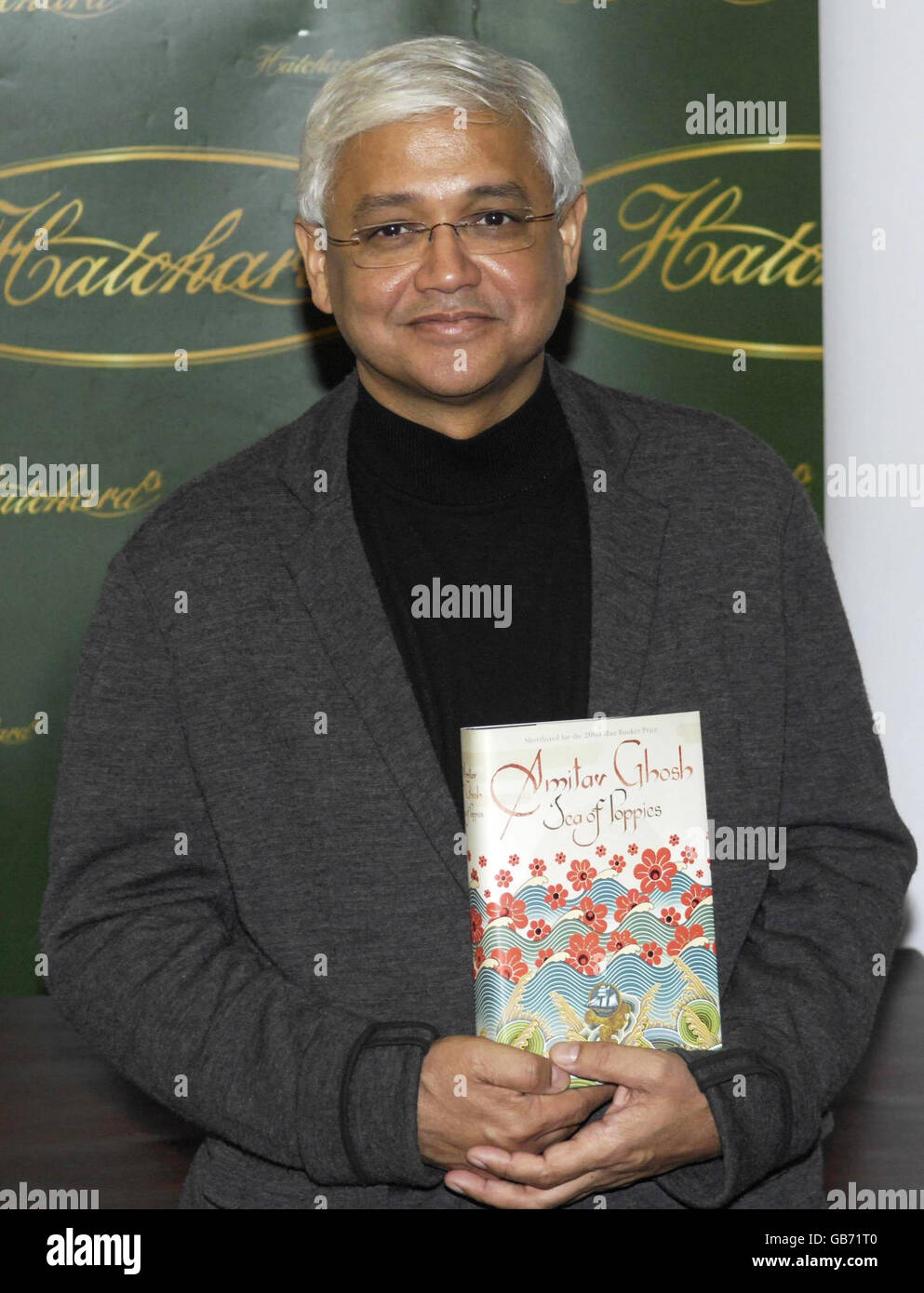 Amitav Ghosh, author of 'Sea of Poppies', at a photo call for the six ...