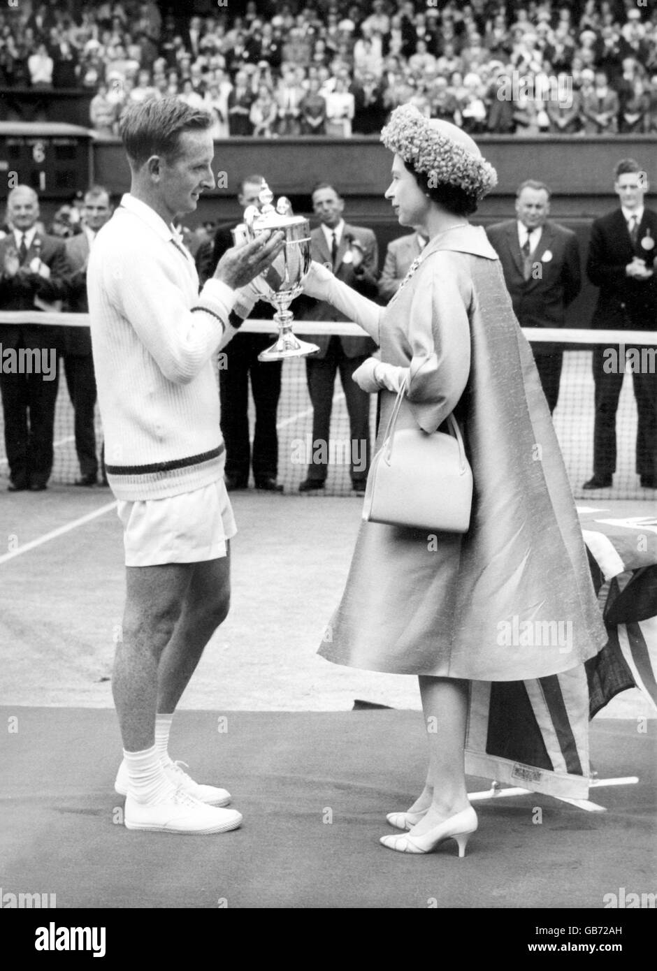 Tennis - Wimbledon Championships - Men's Singles - Final - Rod Laver v ...