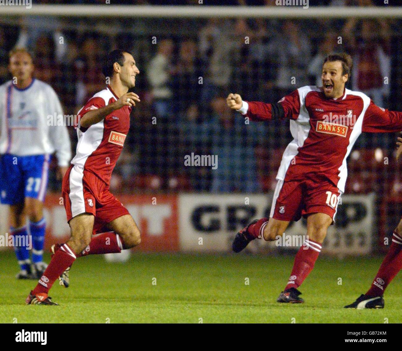 Walsalls pedro matias celebrates scoring opening goal against ...