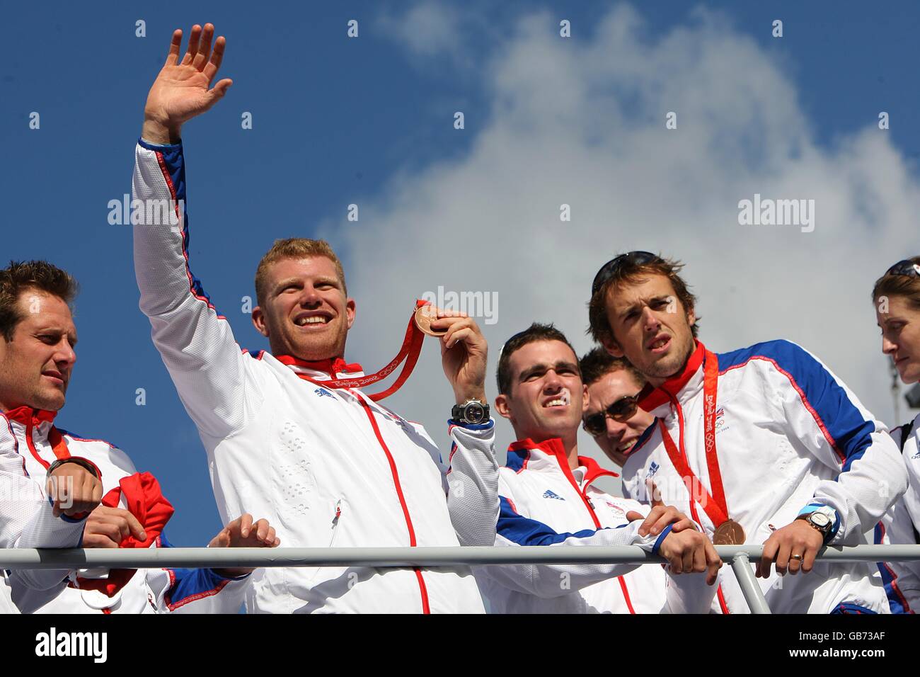 Olympics - Team GB Beijing Homecoming Parade - London Stock Photo - Alamy
