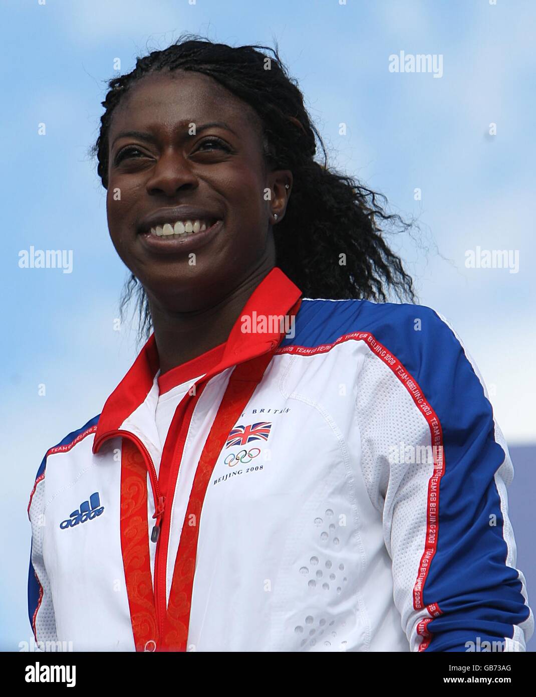 British Olympic 400m champion Christine Ohurugu during the Team GB ...