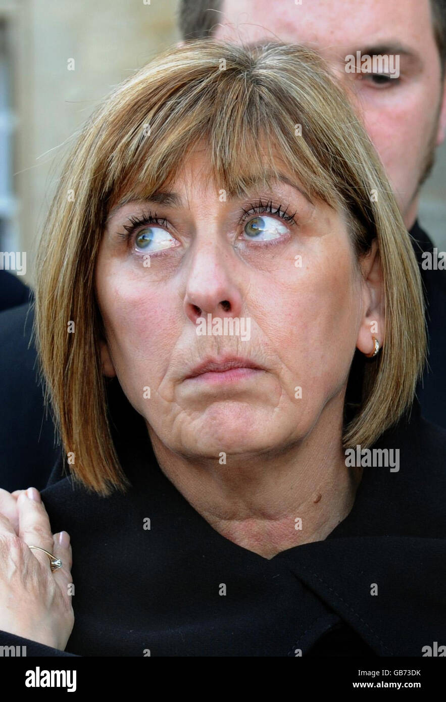 Jem Wright, mother of Corporal Mark Wright, listens as solicitor Paul ...
