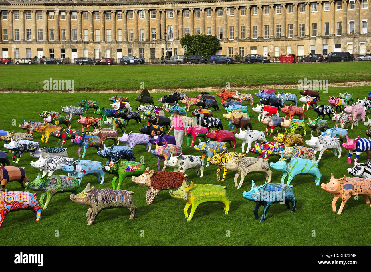 King Bladud's Pigs in Bath, with founder of the King Bladud's Pigs ...