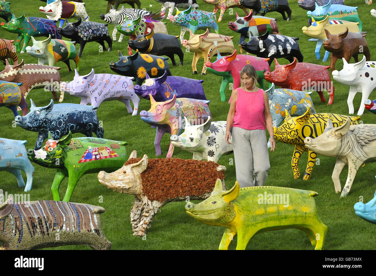 King Bladud's Pigs in Bath, with founder of the King Bladud's Pigs ...