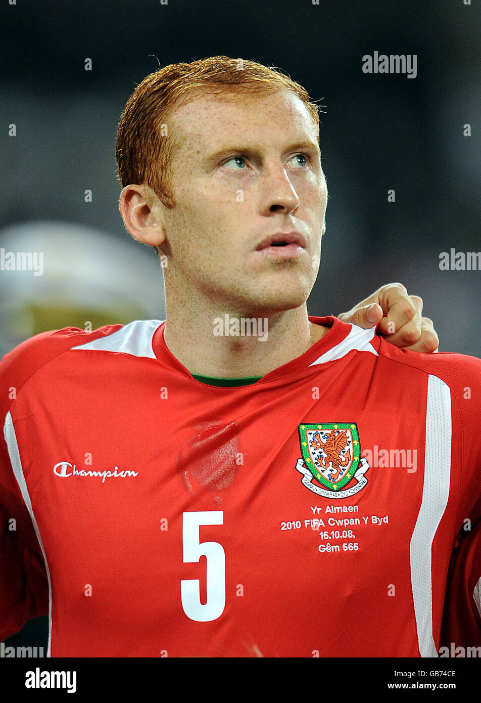 Wales' James Collins during the FIFA World Cup Qualifying match at ...
