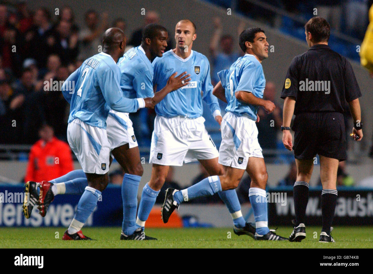 Manchester citys antoine sibierski hi-res stock photography and images ...