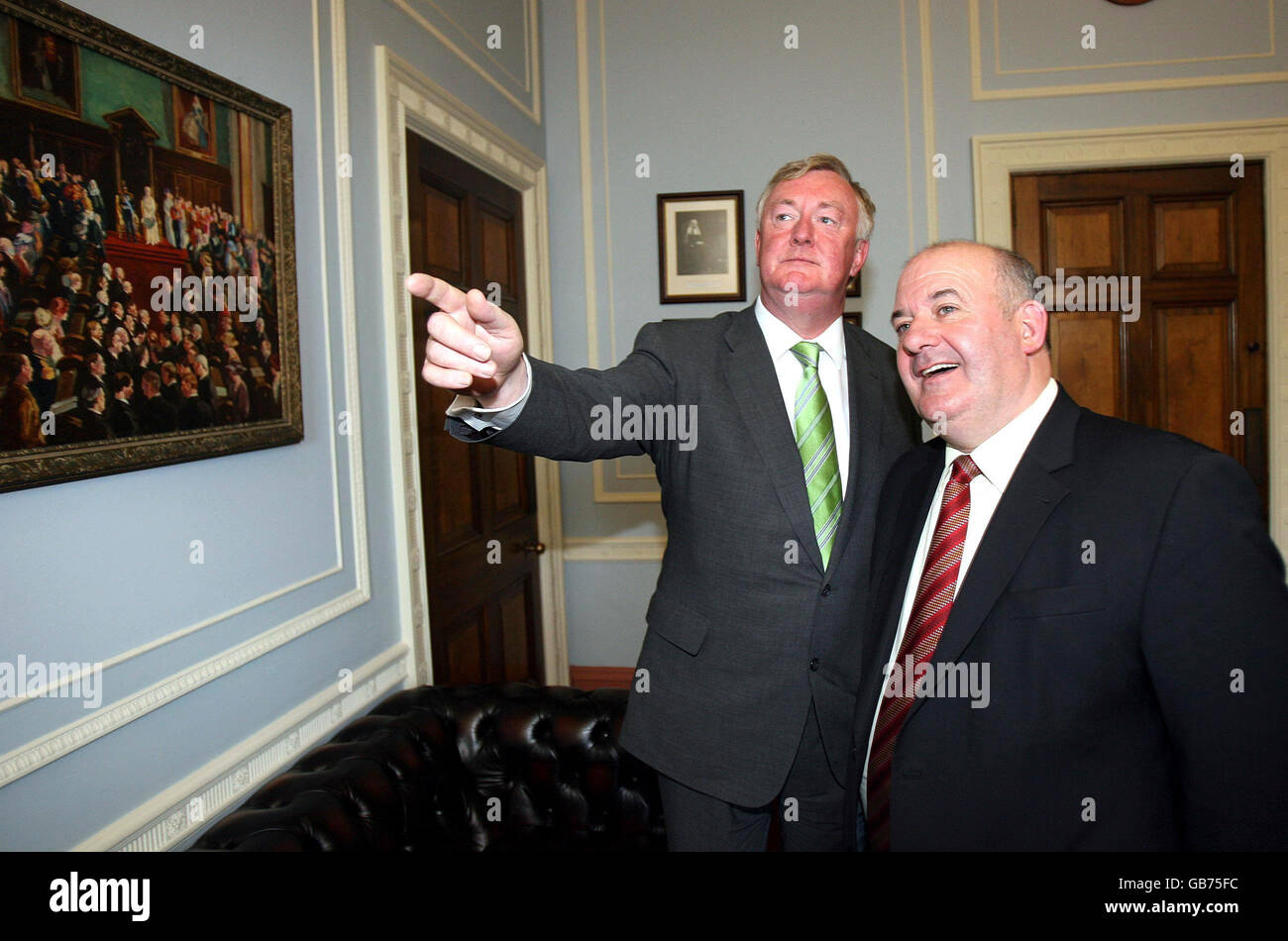 Work starts on all-Ireland political body Stock Photo - Alamy
