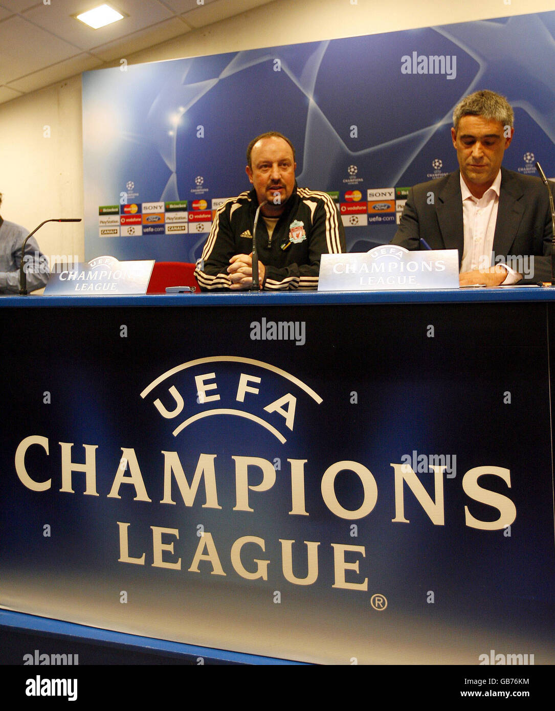 Soccer - Liverpool Press Conference - Vicente Calderon Stadium Stock ...