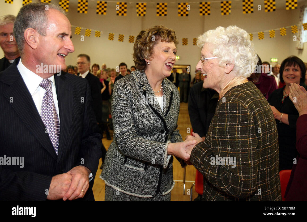 President McAleese visits Co Down Stock Photo - Alamy