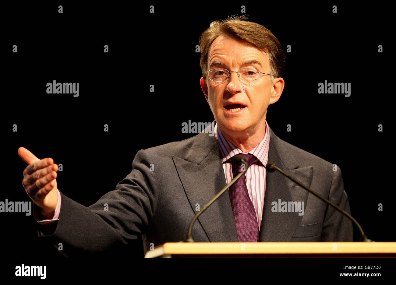 Peter mandelson glasses hi-res stock photography and images - Alamy
