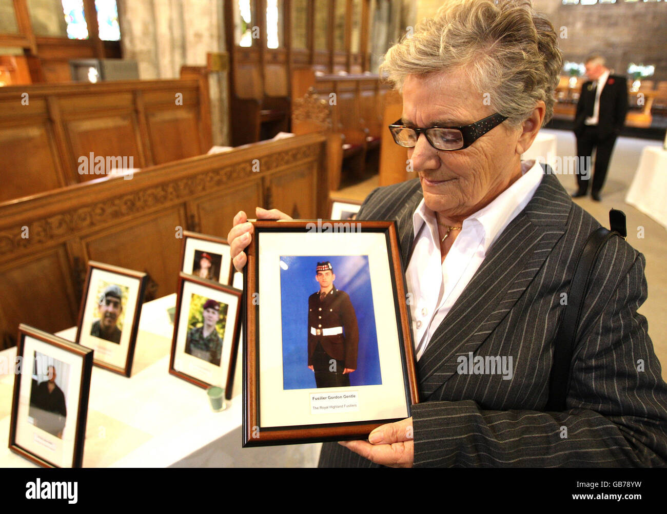 Thanksgiving service for Scottish soldiers Stock Photo - Alamy