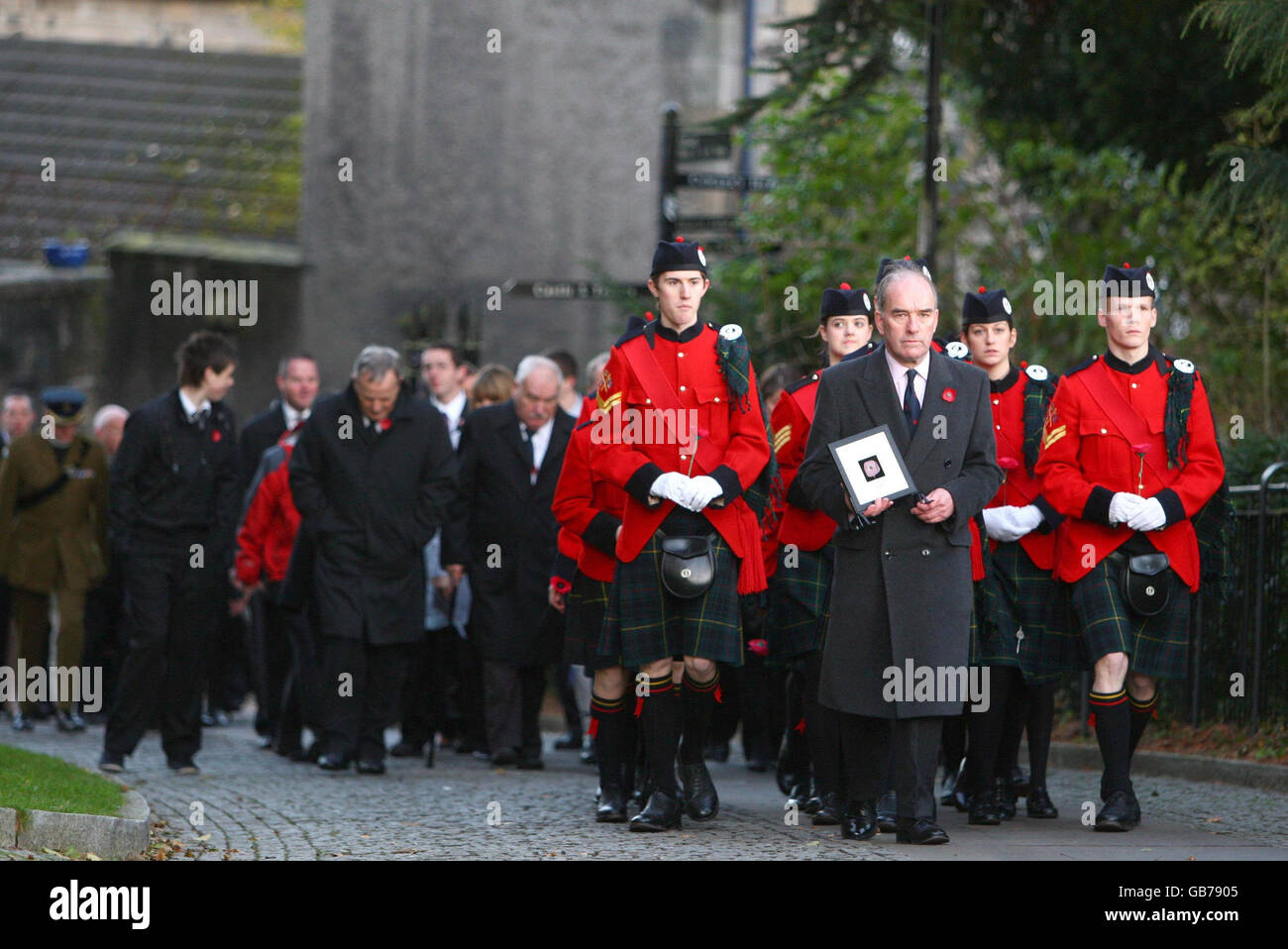 Thanksgiving service for Scottish soldiers Stock Photo - Alamy