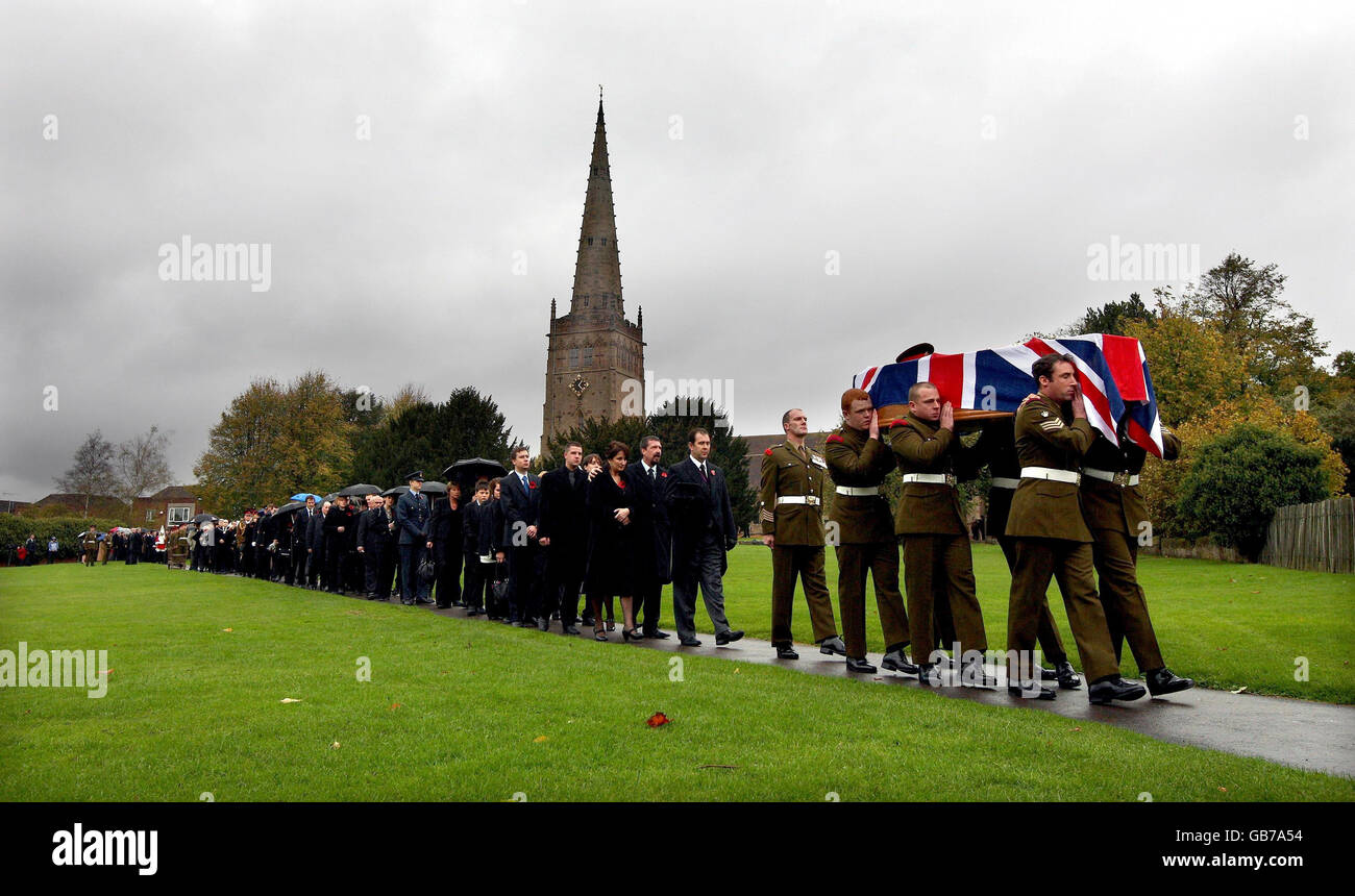 James Munday funeral Stock Photo - Alamy