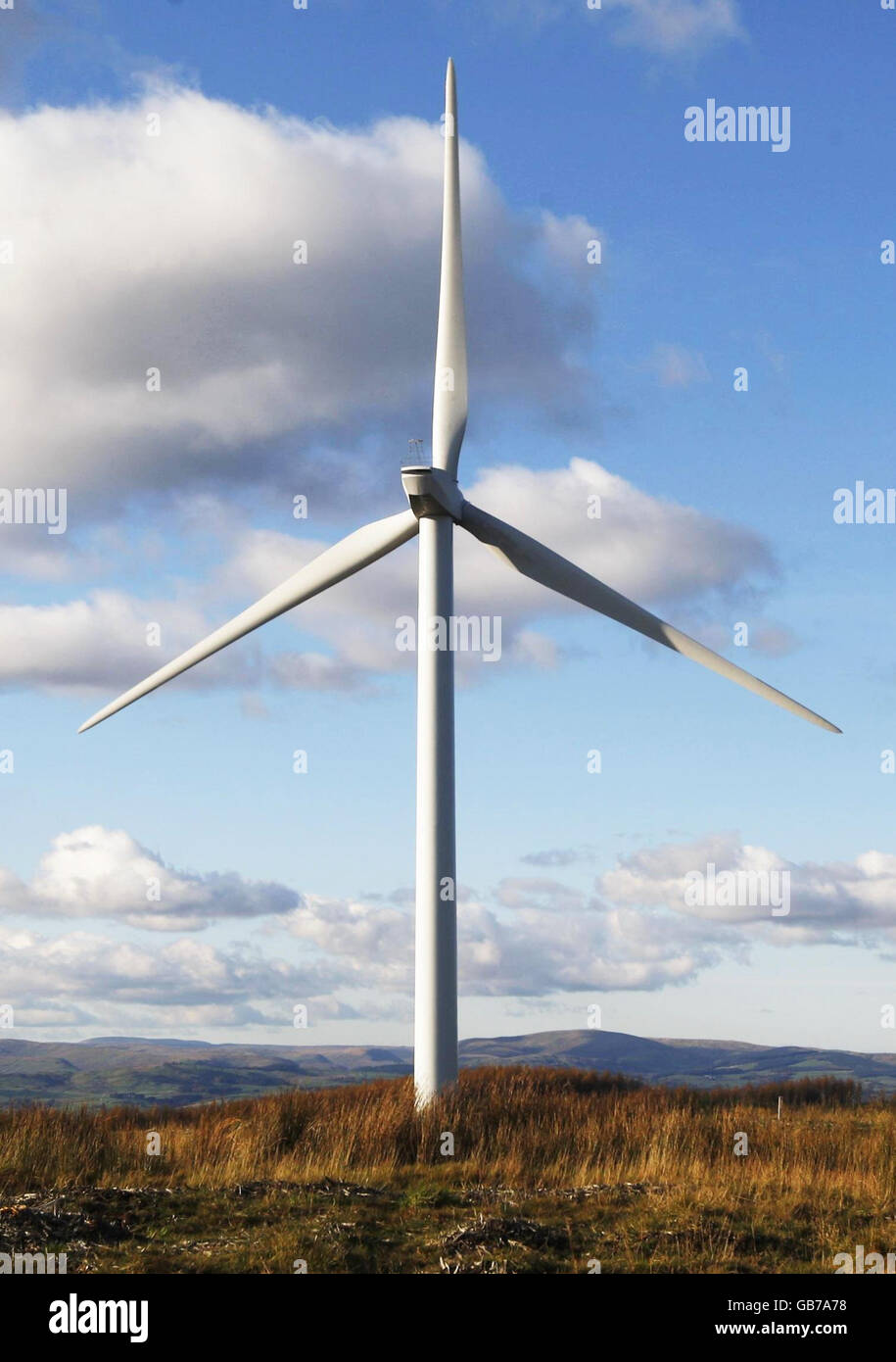Dalswinton wind farm in dumfries and galloway hi-res stock photography ...