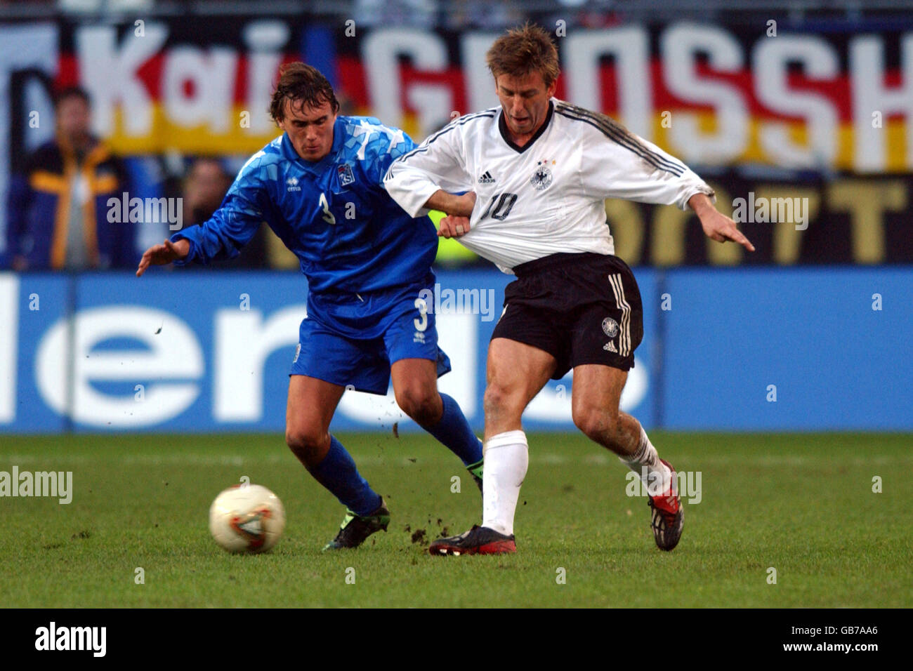 Soccer - European Championships 2004 Qualifier - Group Five - Germany v ...
