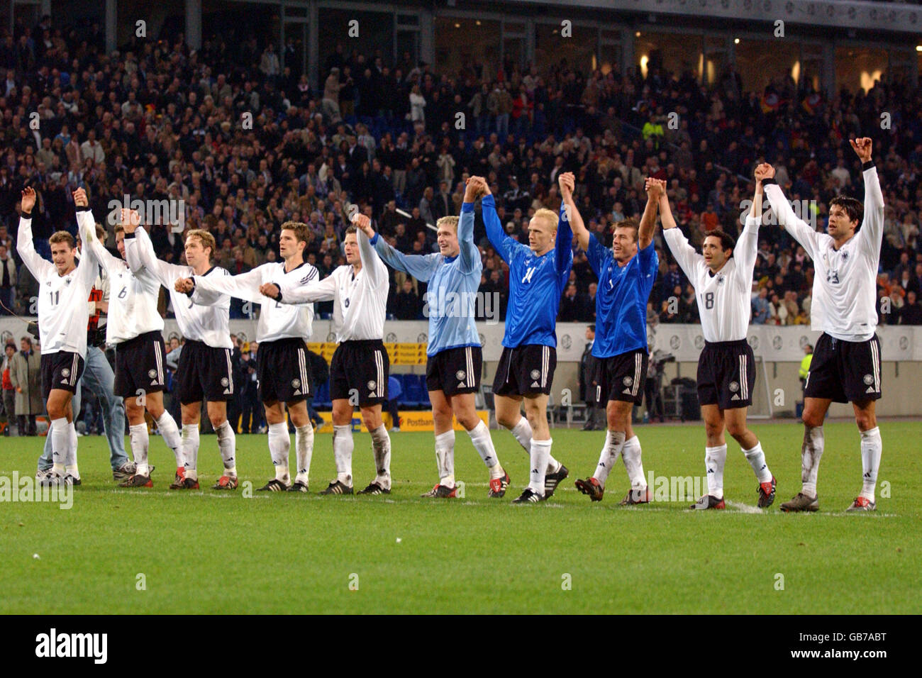 Soccer european championships 2004 qualifier group five germany v ...