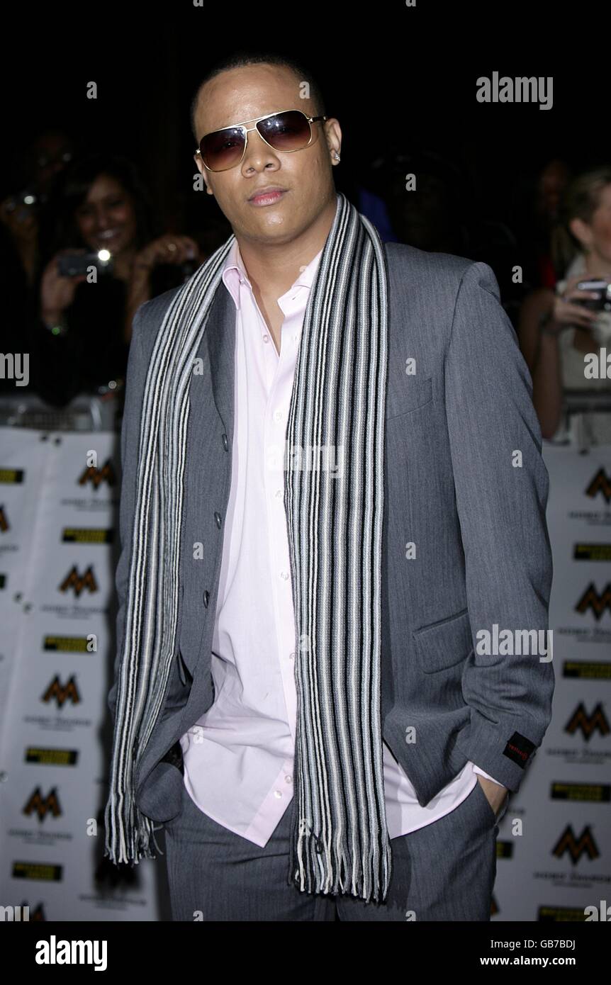 DJ Ironik arrives for The MOBO Awards 2008 at Wembley Arena, London, H9 ...