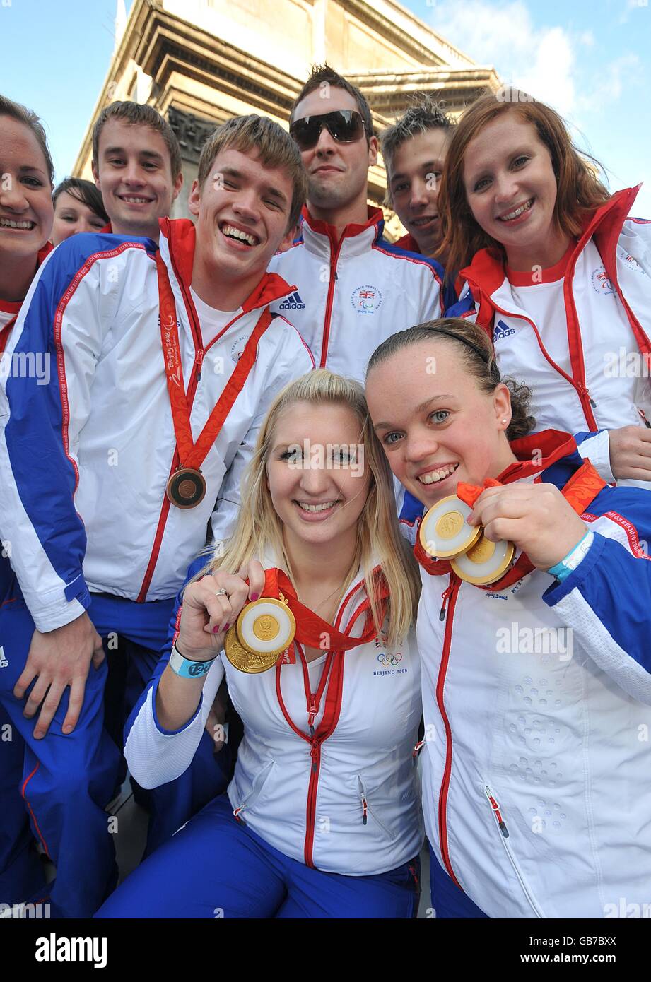 Olympics - Team GB Beijing Homecoming Parade - London Stock Photo - Alamy
