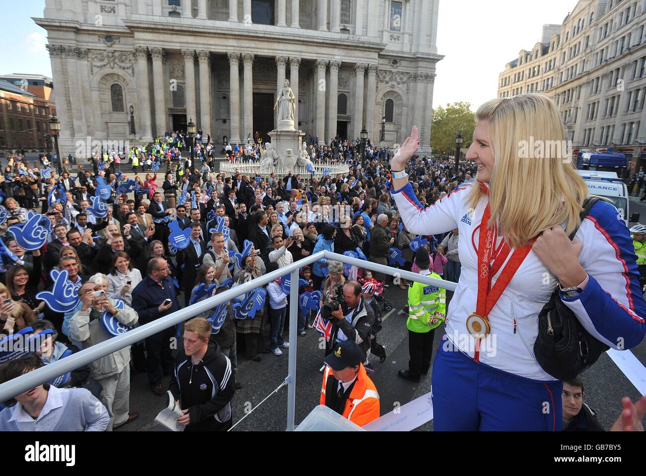 Olympics Team Gb Beijing Homecoming Parade London Rebecca