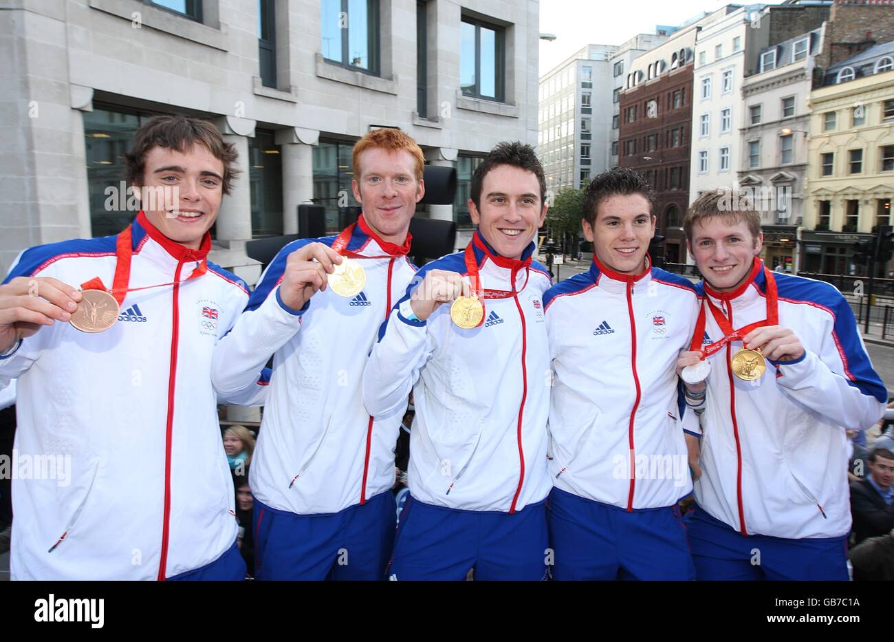 Olympics - Team GB Beijing Homecoming Parade - London Stock Photo - Alamy