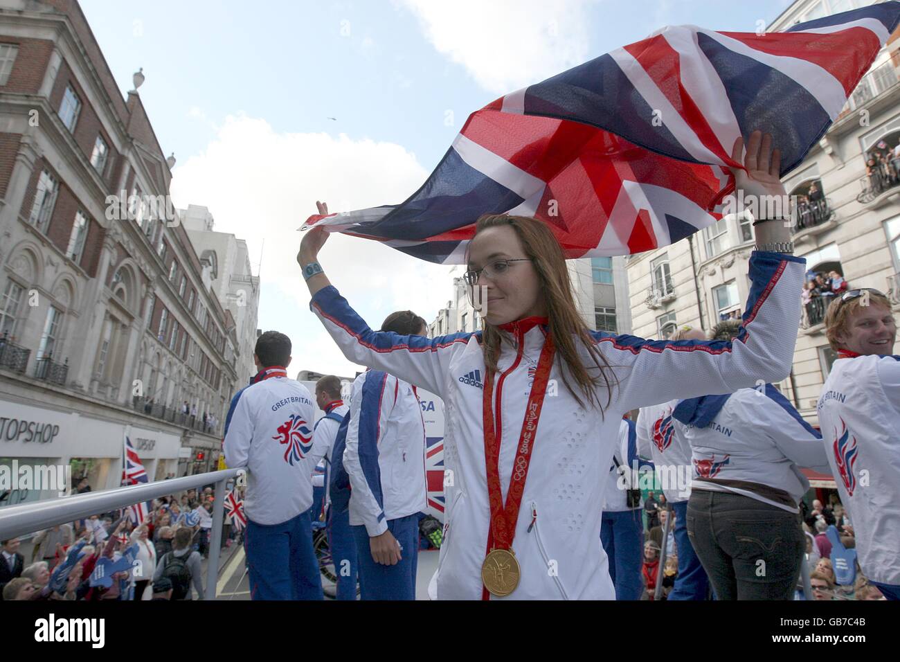 Olympics - Team GB Beijing Homecoming Parade - London. Gold Medalist ...