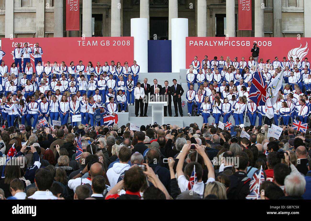 Olympics - Team GB Beijing Homecoming Parade - London. Mayor of London ...