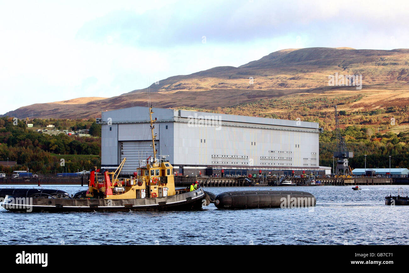 View of faslane naval base hi-res stock photography and images - Alamy
