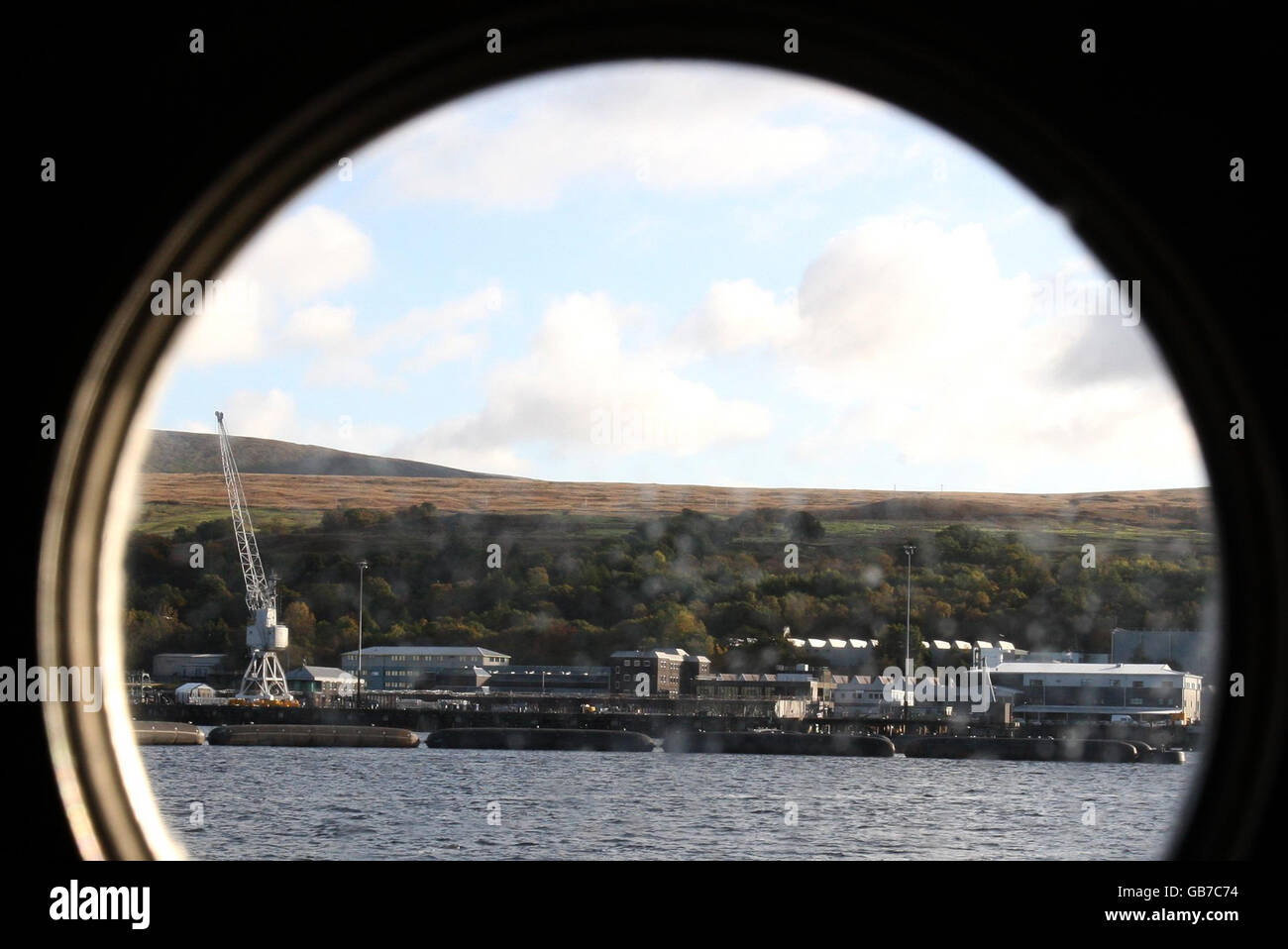 View of faslane naval base hi-res stock photography and images - Alamy