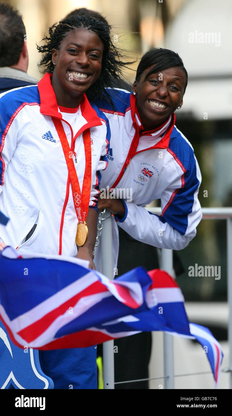 Olympics - Team GB Beijing Homecoming Parade - London Stock Photo - Alamy