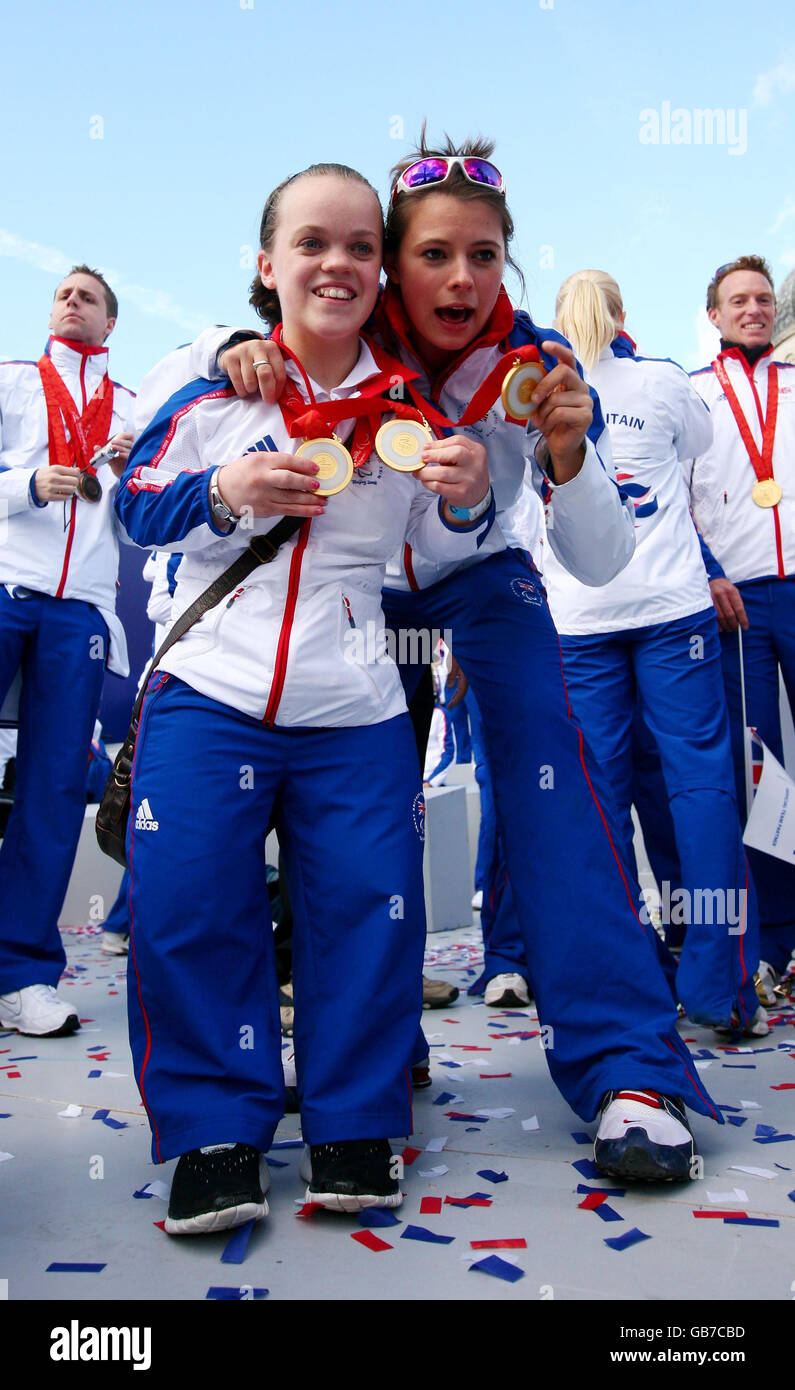 Olympics - Team GB Beijing Homecoming Parade - London Stock Photo - Alamy