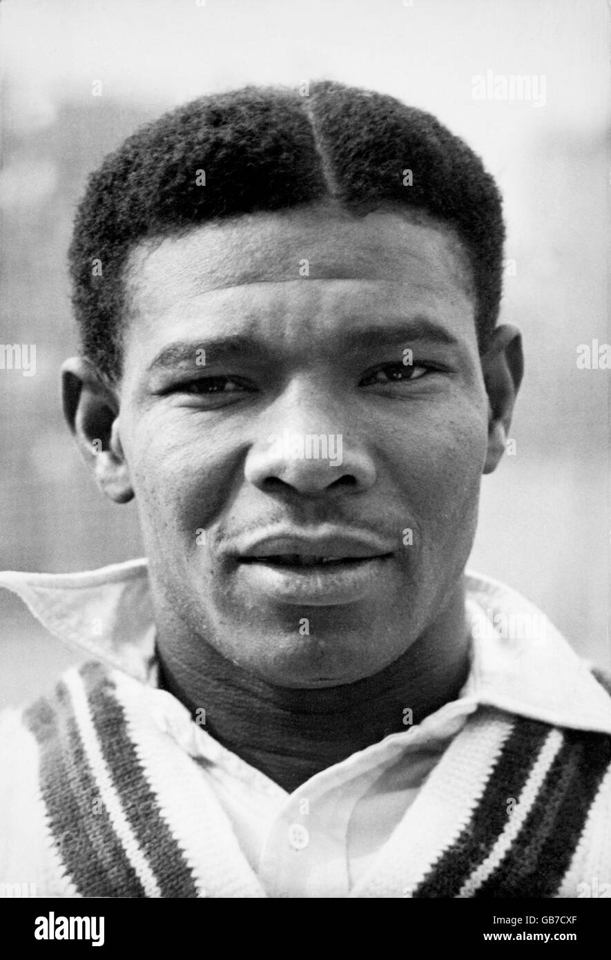 West indies everton weekes Black and White Stock Photos & Images - Alamy