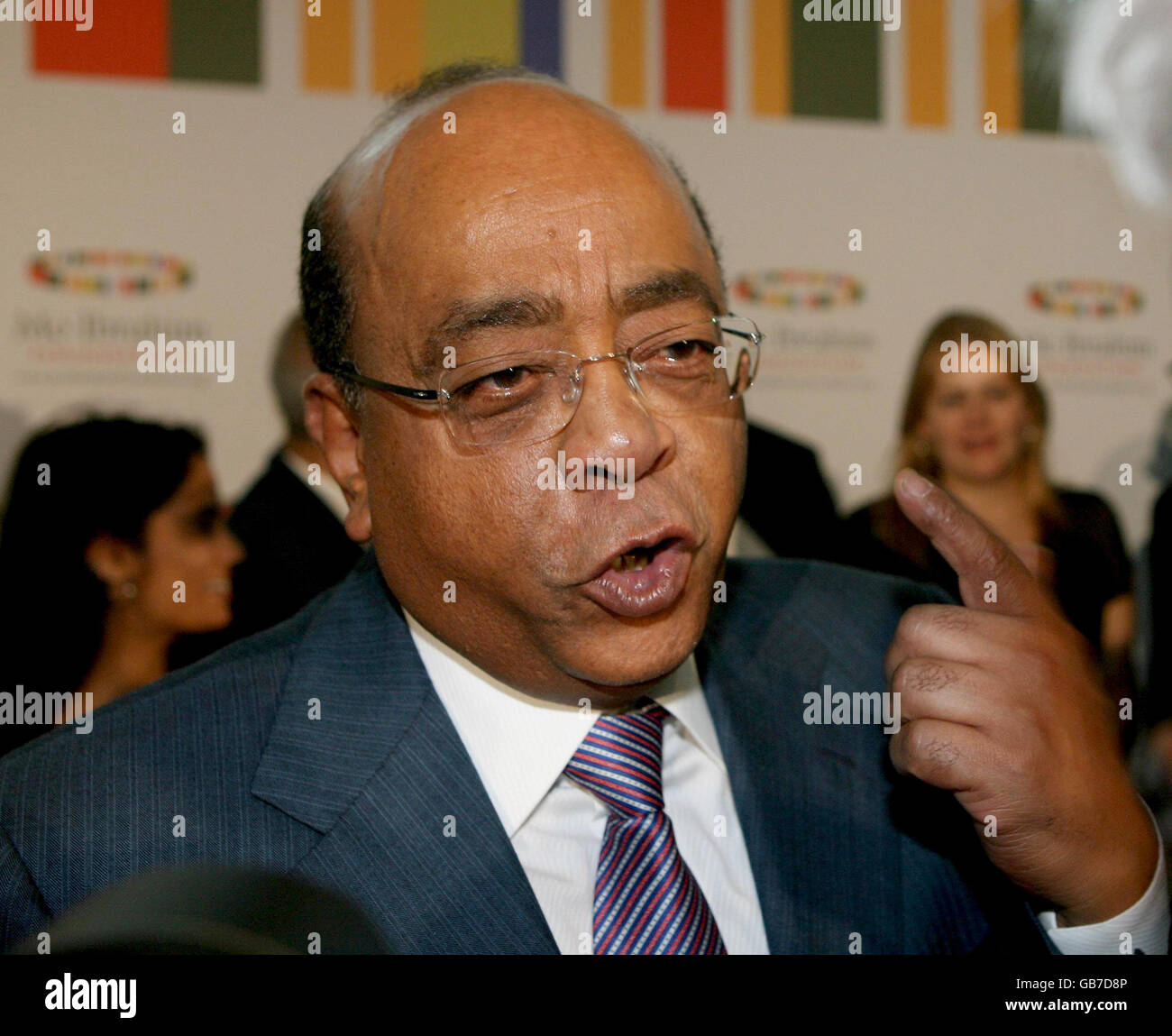 The founder of the mo ibrahim foundation hi-res stock photography and ...