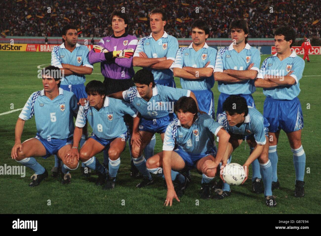 COPA AMERICA SOCCER. URUGUAY TEAM GROUP Stock Photo - Alamy
