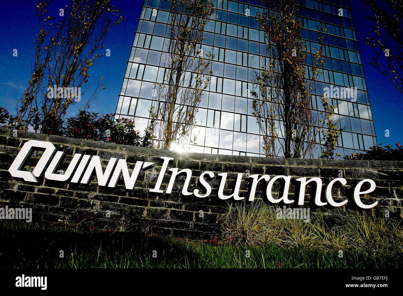 The offices of Quinn Insurance in Blanchardstown, Dublin. Sean Quinn ...