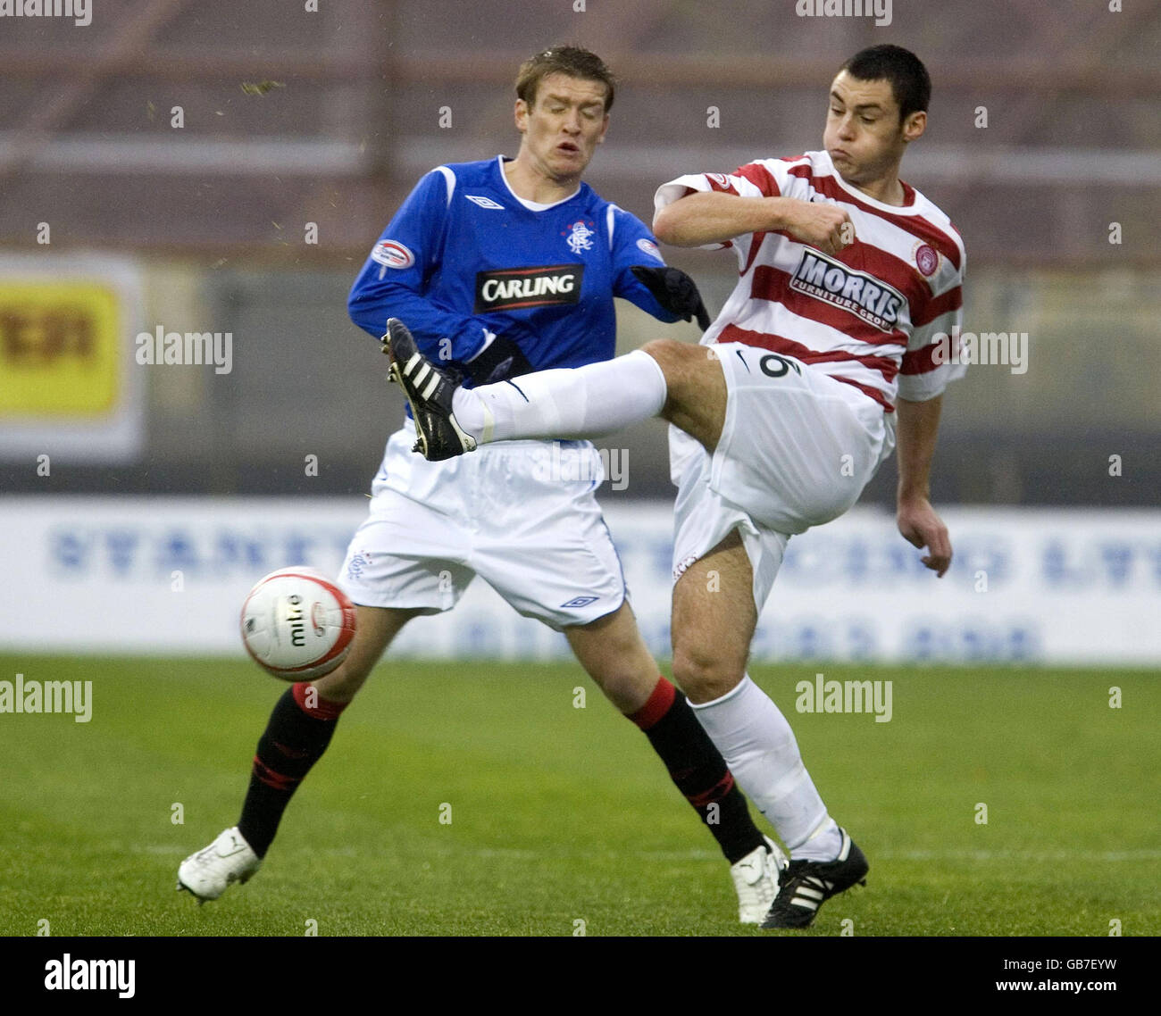 Glasgow rangers football club soccer hamilton hi-res stock photography ...