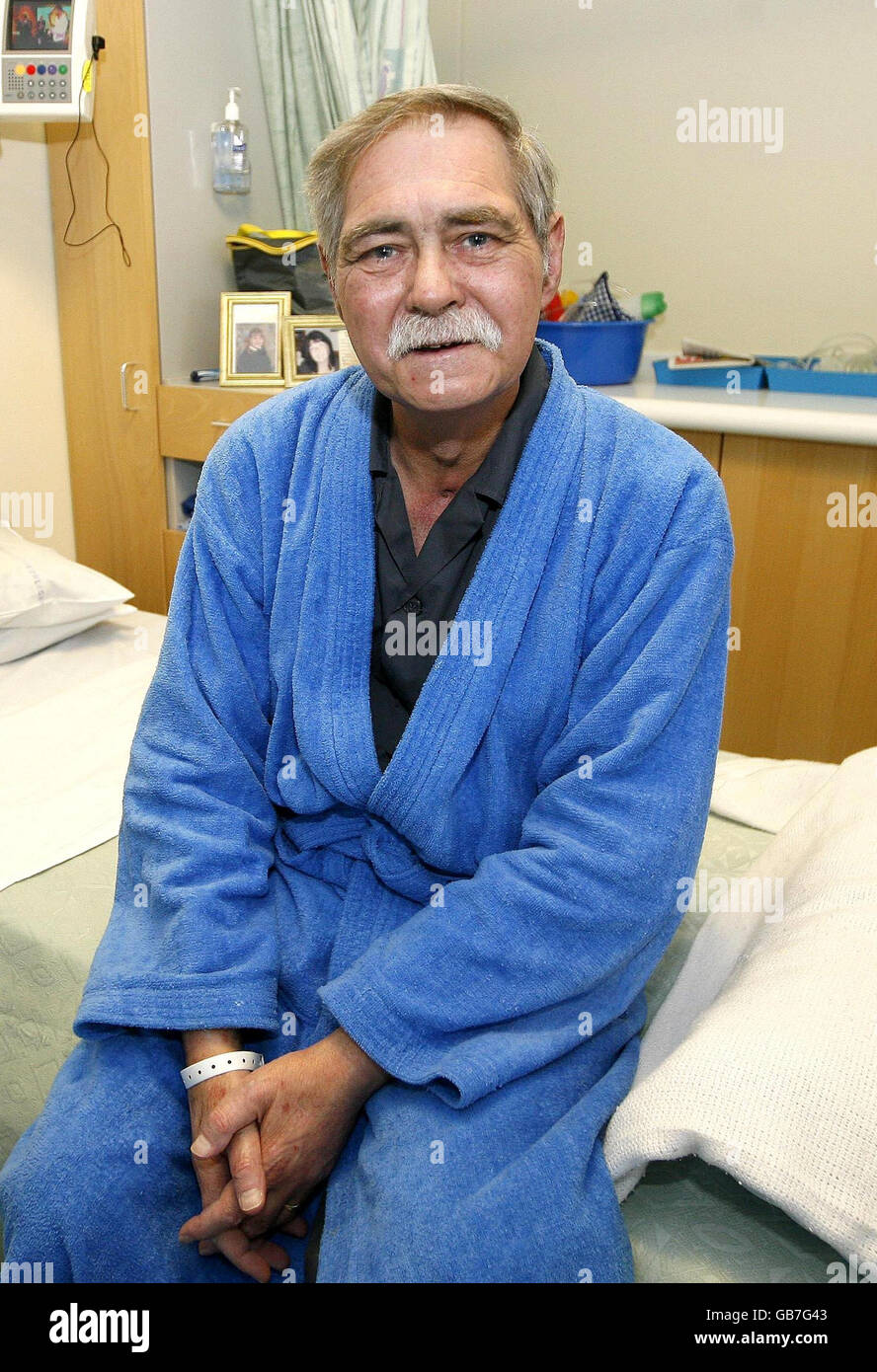 Kenneth Collins from North Wales, who is the first person in the UK to ...